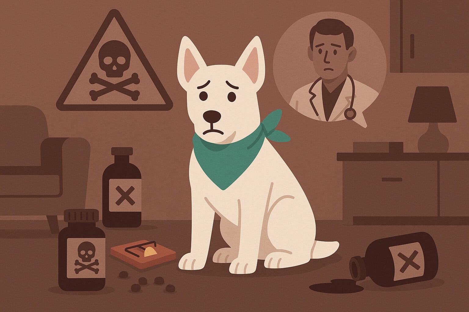 Veneno para ratas en perros (síntomas de envenenamiento)