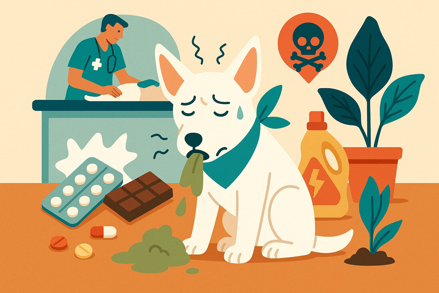 Envenenamiento en perros: síntomas, causas, primeros auxilios